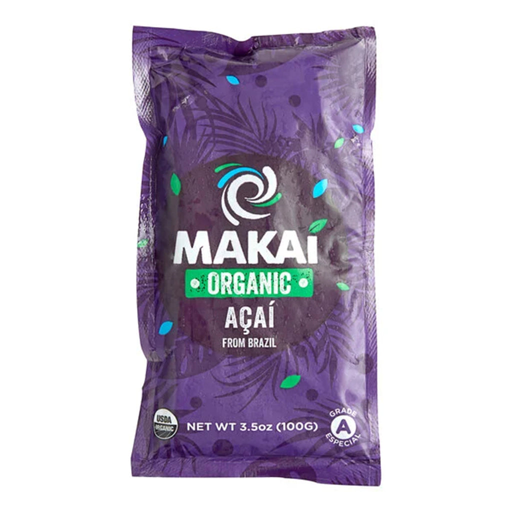 Makai Organic Sweetened Acai Smoothie Pack 3.5 oz. 60 Pieces WS 877M FixtureDisplays