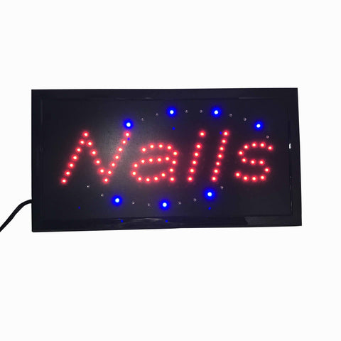 NAILS_LED_Billboard_Black_frame:_18.9W_x_9.8H_ _100719 – FixtureDisplays