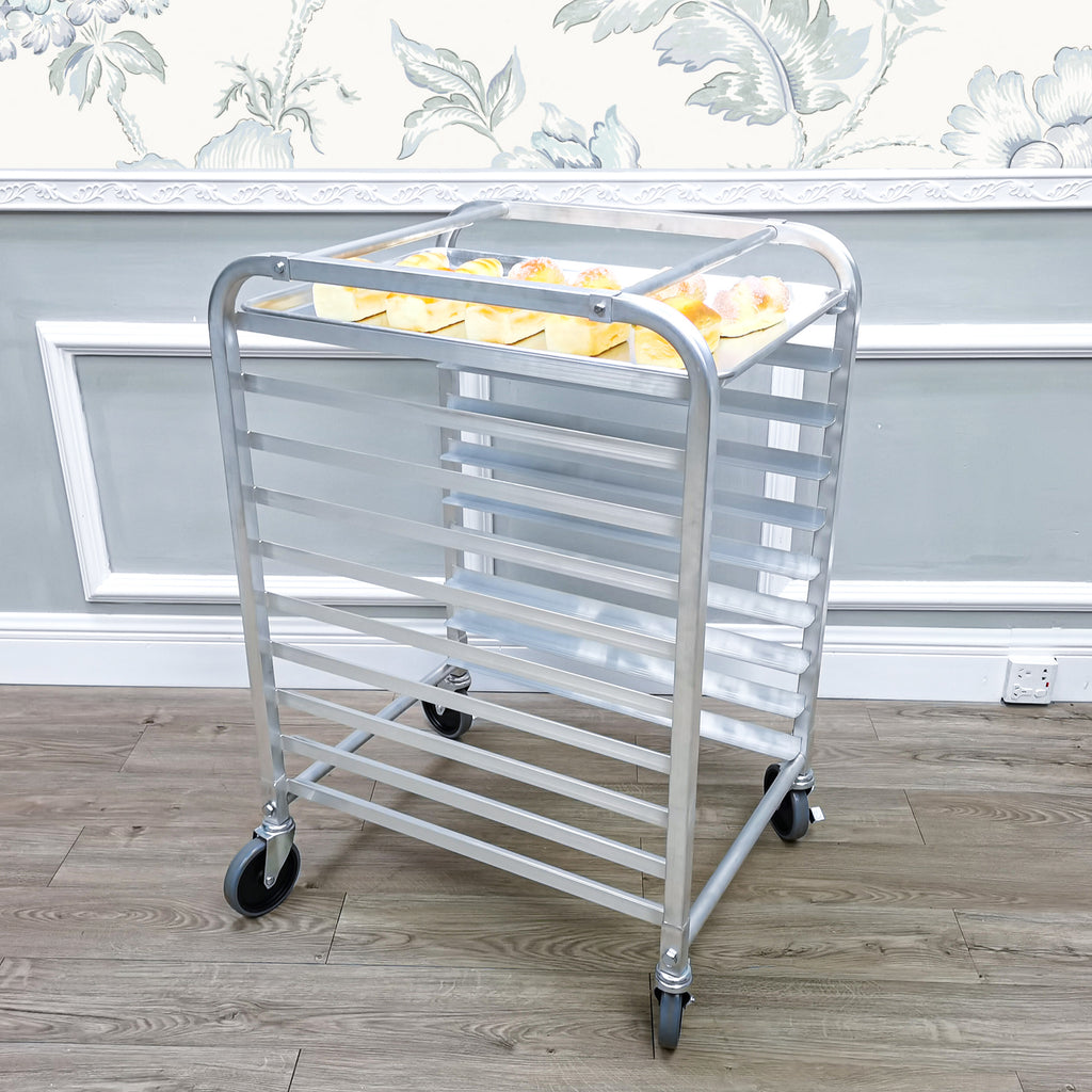 Foodservice Speed Rack Commercial Aluminum 10-Tier Sheet Pan Storage D ...