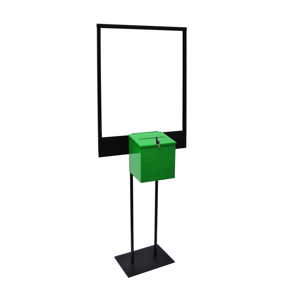 Donation Box_11063+10918-GREEN – FixtureDisplays