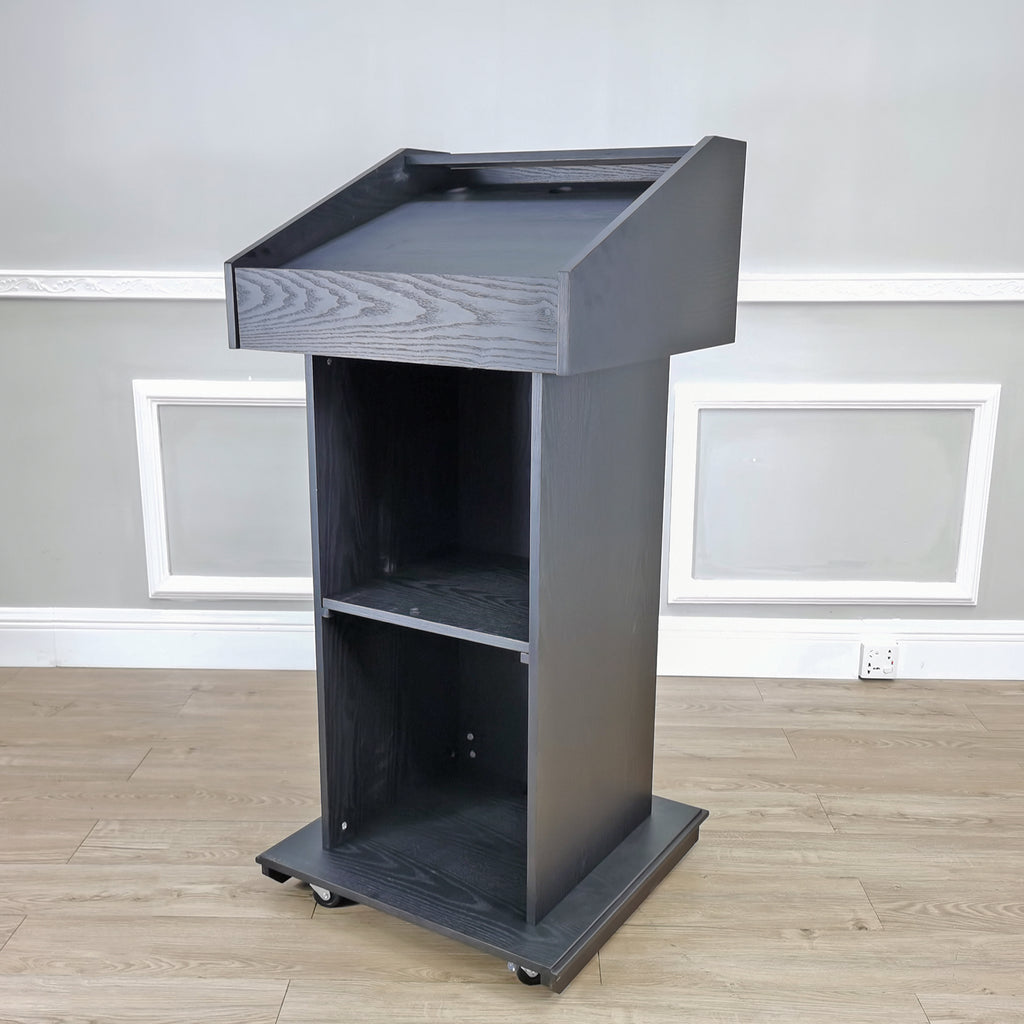 Podium_with_Wheels,_Convertible_Design_for_Floor_or_Tabletop_-_Black ...