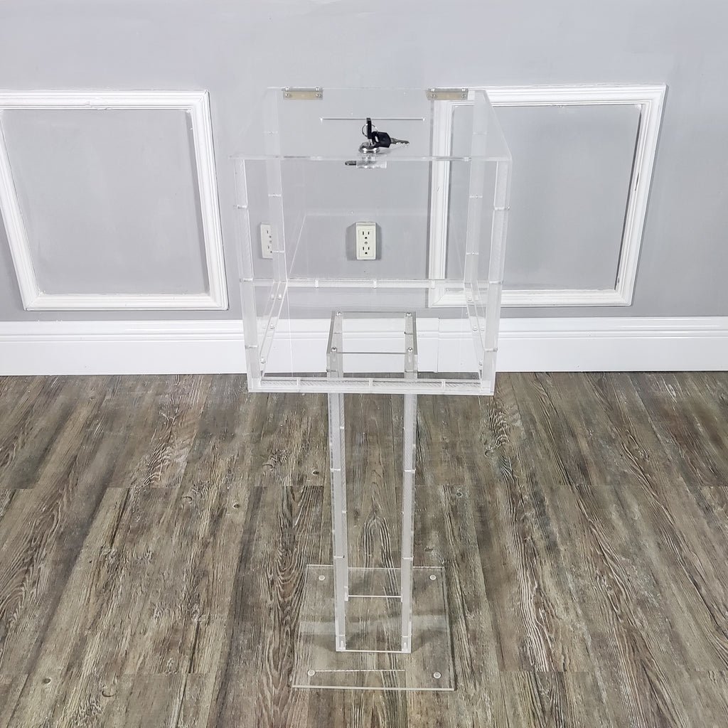Clear_Plexiglass_Large_Floor_Standing_Tithing_Box_Offering_Box_Ballot ...
