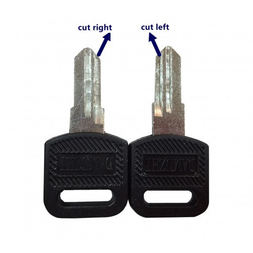 FixtureDisplays® Key Blank for Gen II Lockers 15252-2TIER BLANK RIGHT
