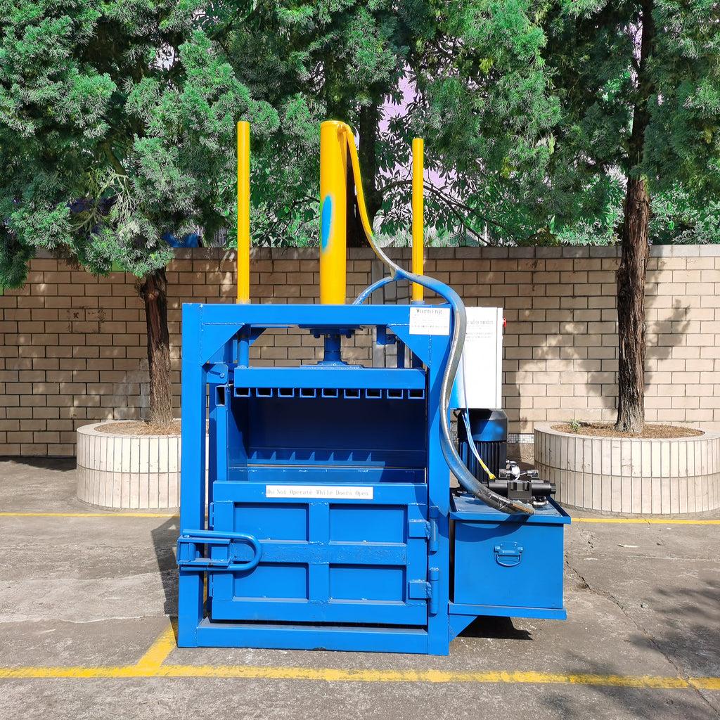 10 Metric Ton Corrugated Box Baler Bale Size 31X16X16" Machine Size 59 ...