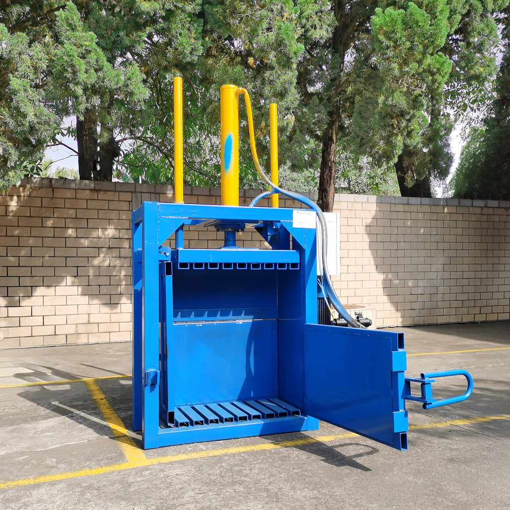 10 Metric Ton Corrugated Box Baler Bale Size 31X16X16" Machine Size 59 ...