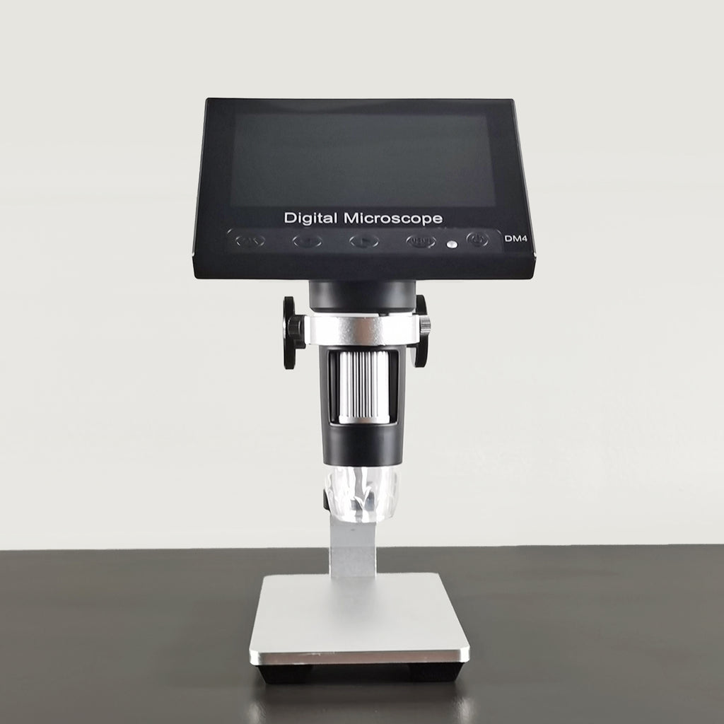 4.3 inch LCD Digital Microscope Coin Insect Stamps USB PC 50X-600X Vid ...