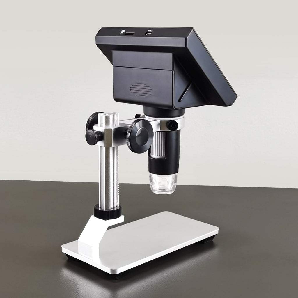 4.3 inch LCD Digital Microscope Coin Insect Stamps USB PC 50X-600X Vid ...