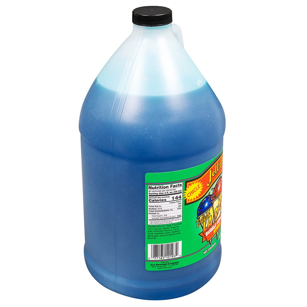 Snow Cone Syrup Shaved Ice - Eight Flavors, 1 Gallon Jug 15680-Bubble ...