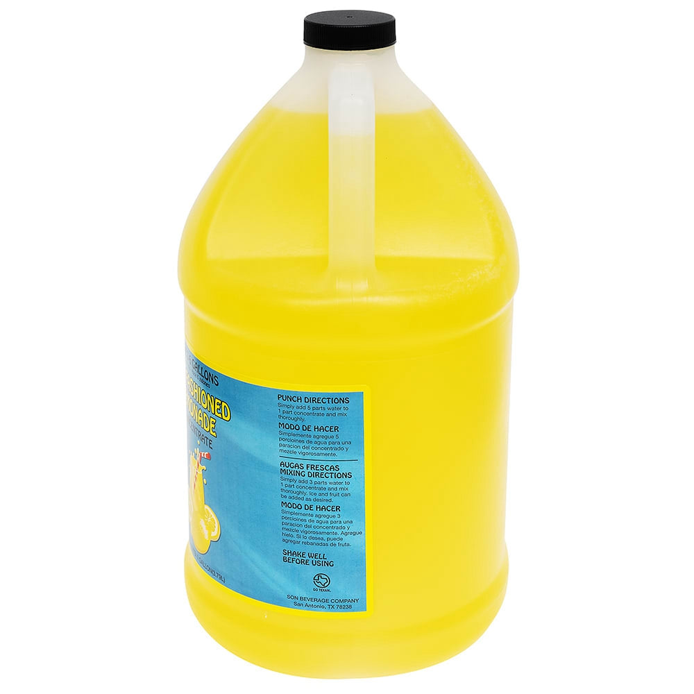 Snow Cone Syrup Shaved Ice - Eight Flavors, 1 Gallon Jug 15680-Lemonad ...