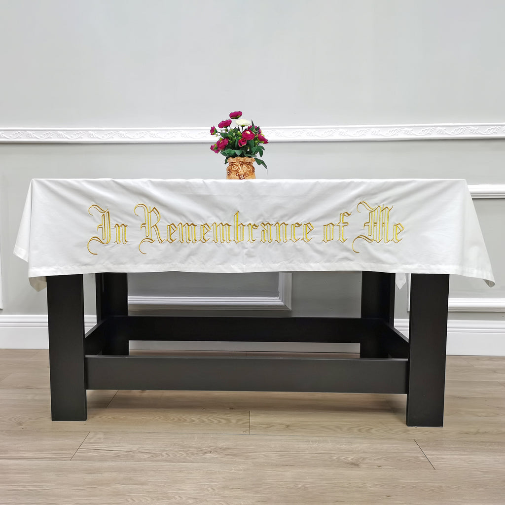 Rectangle Tablecloth 66.7x49.7＂Holy Communion This Do in Remembrance o ...