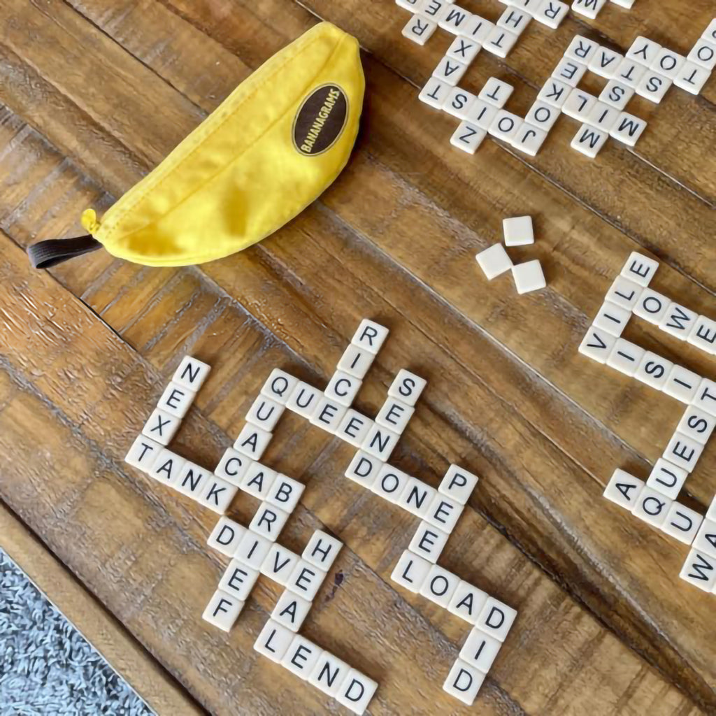 Multi-Award-Winning Banana Word Game Letter Tiles Family Word Game 158 ...