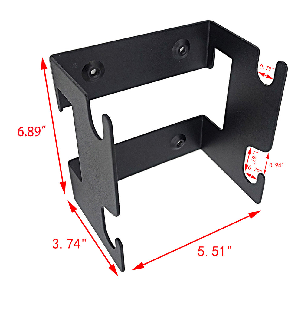 2PK Wallmount Brackets Shelf Holder Hook for Gravity Bin Food Dispense ...