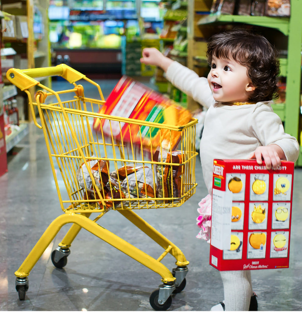 Mini Kids Shopping Cart 19X13X26" Tall for Kids Ages 3+ Fully Function ...