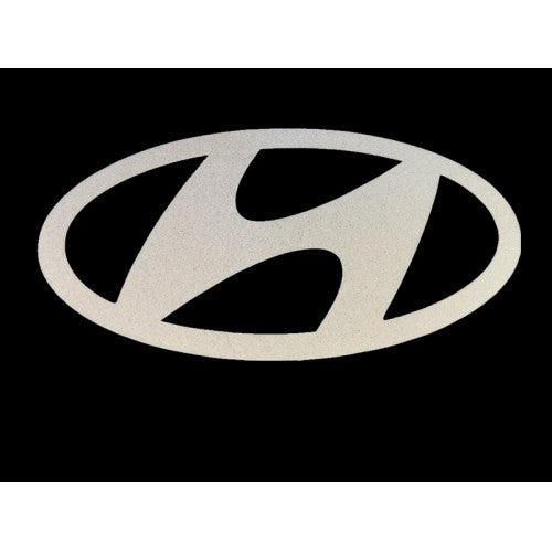 FixtureDisplays® "Hyundai" Car Logo STICKER/ Self Adhesive Label for F