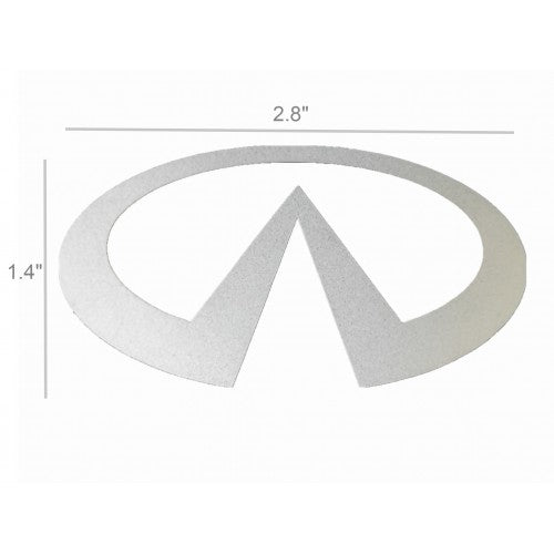 FixtureDisplays® "Infiniti" Car Logo STICKER/ Self Adhesive Label for