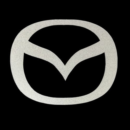 FixtureDisplays® "Mazda" Car Logo STICKER/ Self Adhesive Label for Fro