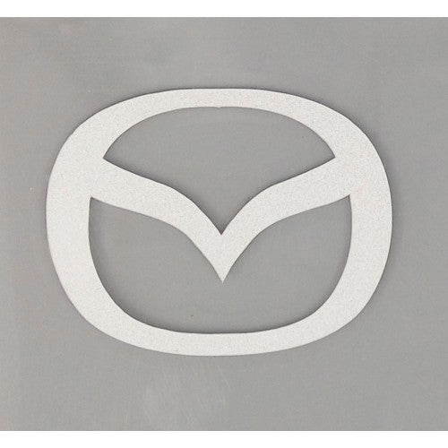 FixtureDisplays® "Mazda" Car Logo STICKER/ Self Adhesive Label for Fro