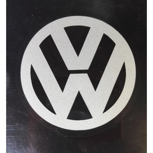 FixtureDisplays® "Volkswagen" Car Logo STICKER/ Self Adhesive Label fo