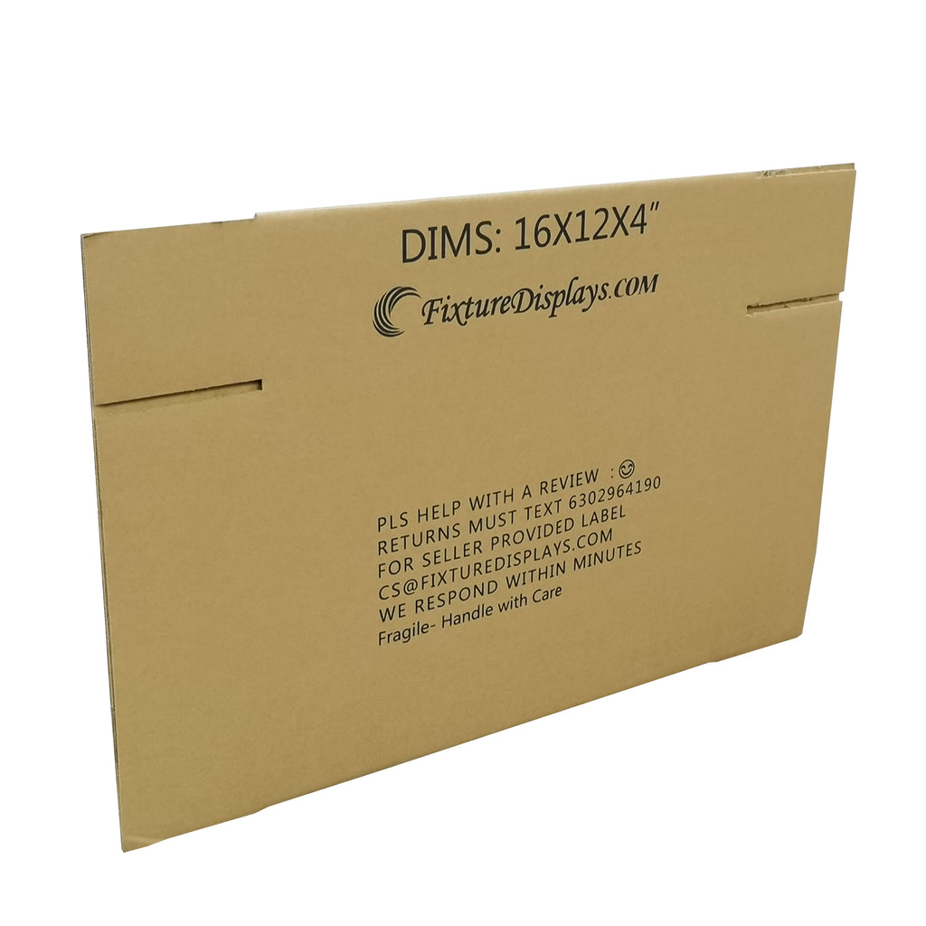 20PK 16X12X4" Shipping Box Cardboard Singlewall BF150 Mail Packaging E ...