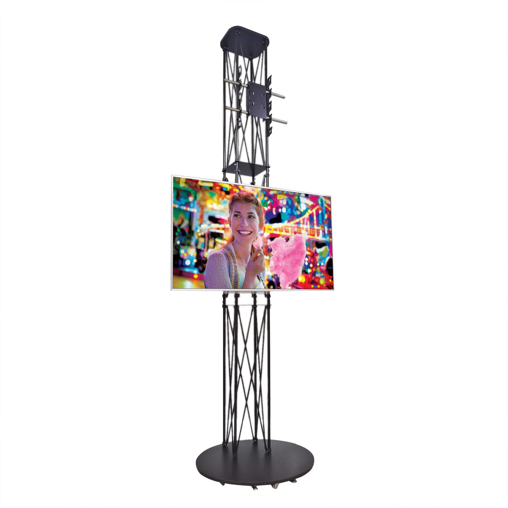 10'_Portable_TV_Stand_w/_2_Mounts_for_Monitors_up_to_60",_Truss-like ...