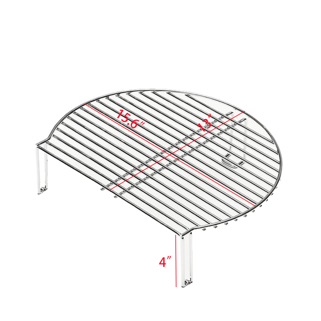 Grill Expander 15.6X13X4" BBQ Cooking Grate Char-Broil Kettl Ceramic G ...