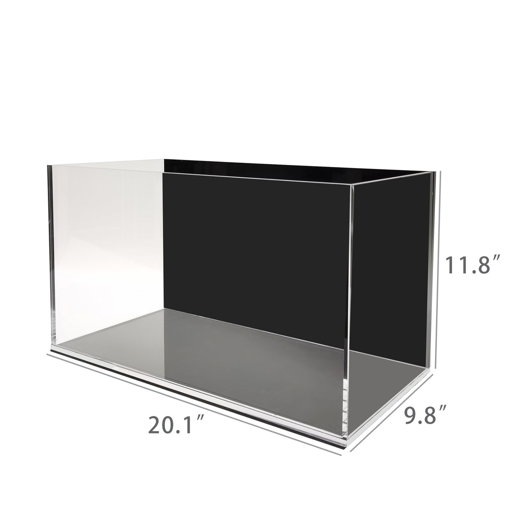 20 X 9.8 X 11.8" Premium Clear Acrylic Fish Tank Plexiglass lucite Aqu ...