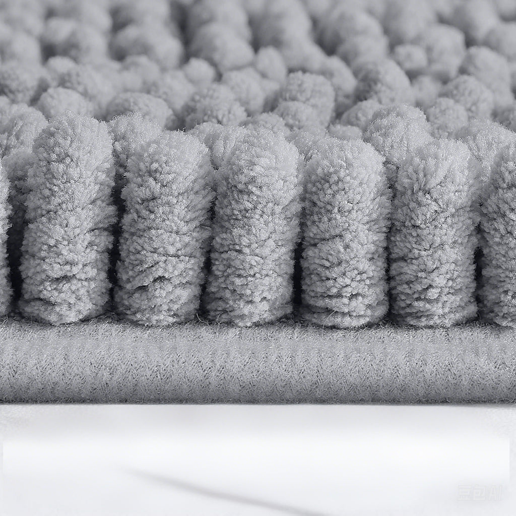 Bathroom Rugs Mat 32"X20", Soft Cozy Absorbent Shaggy Thick Chenille ...