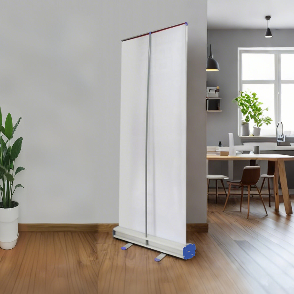 31.5"W X 80"H Portable Aluminum Alloy Vertical Retractable Roll Up Ban ...