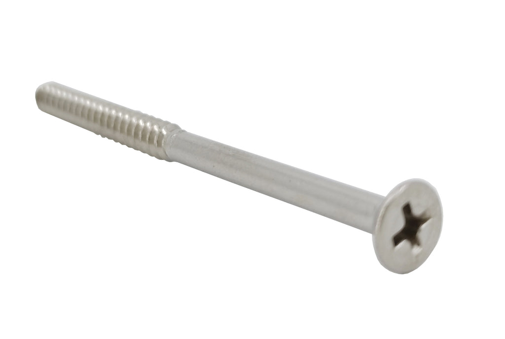FixtureDisplays® #8 2 1/2" Wood Screw 100PCS Stainless Steel Counter S