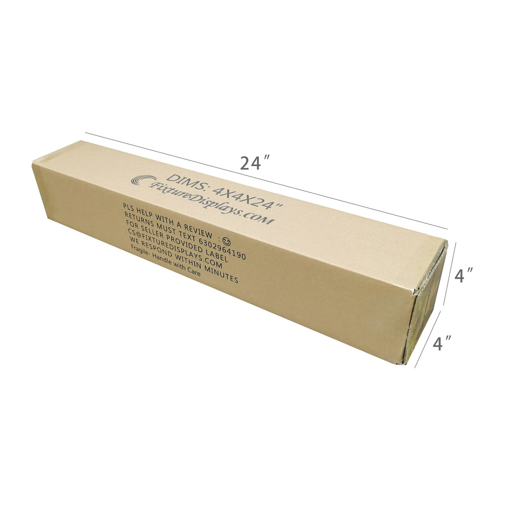 20PK 4X4X24" Shipping Box Cardboard Singlewall BF150 Mail Packaging E ...