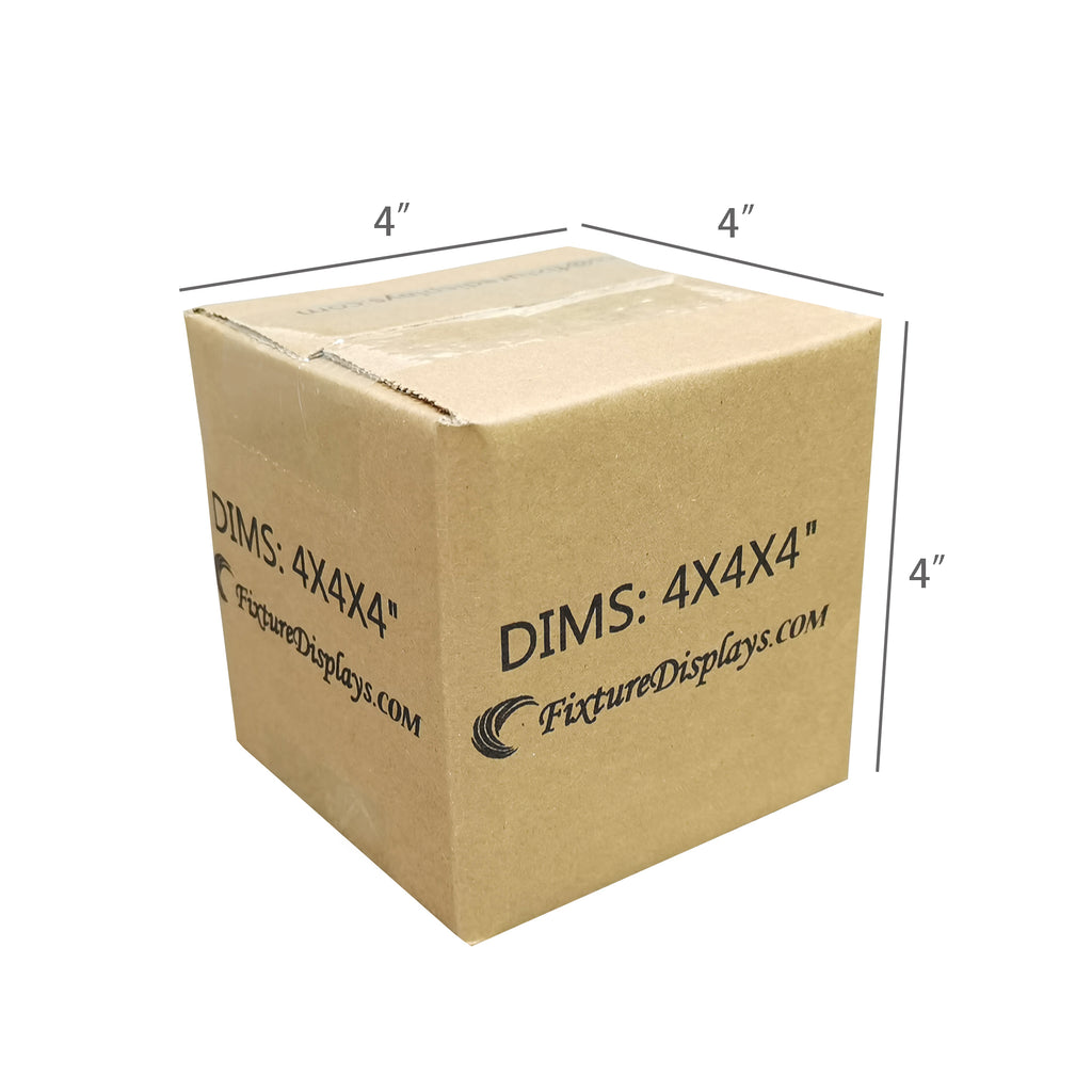 20PK 4X4X4" Shipping Box Cardboard Singlewall BF150 Mail Packaging E-C ...
