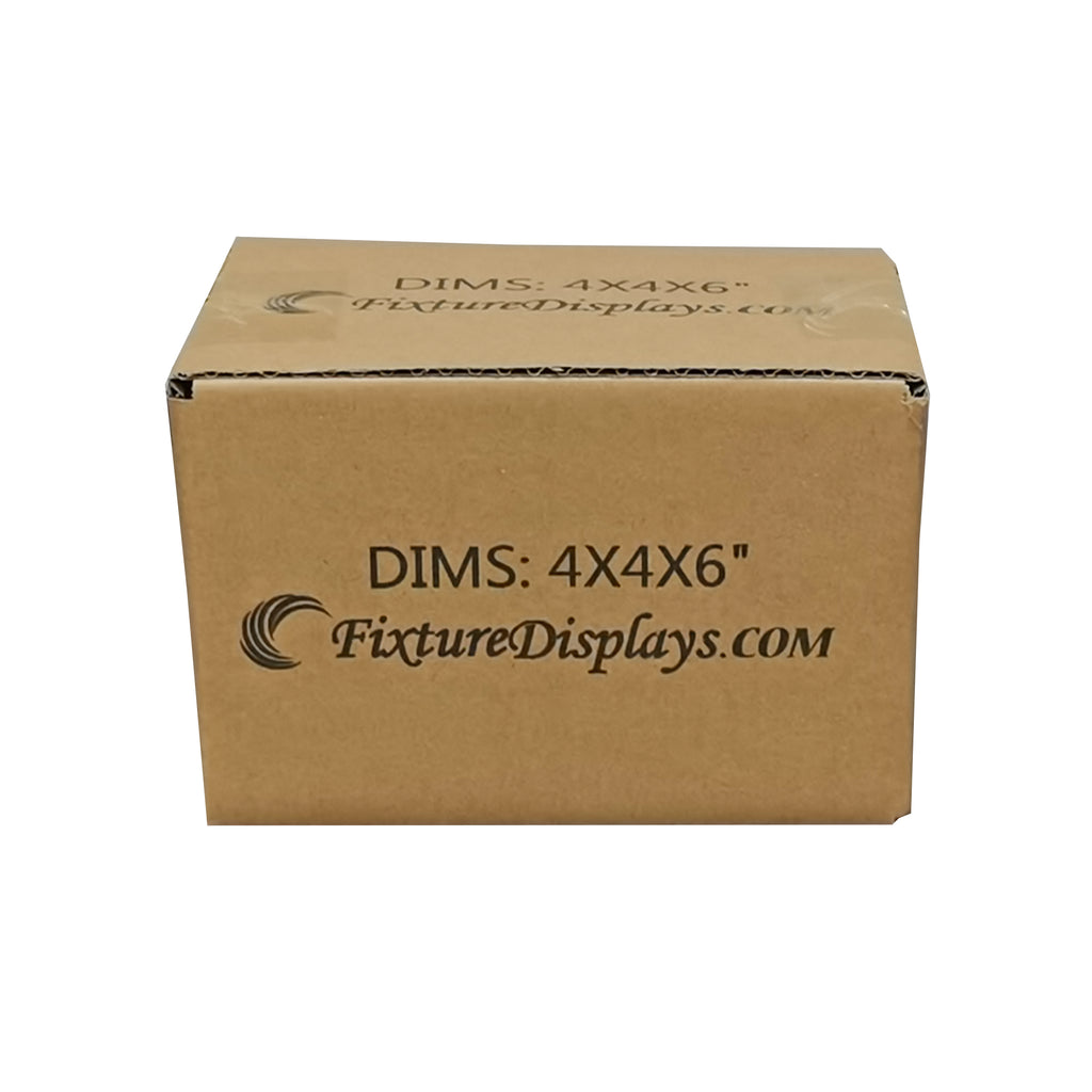 20PK 4X4X6" Shipping Box Cardboard Singlewall BF150 Mail Packaging E-C ...