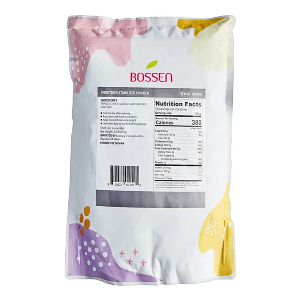 Bossen 2.2 lb. Smoothie Stabilizer Base Powder Mix WS-535PWDSTABIL ...