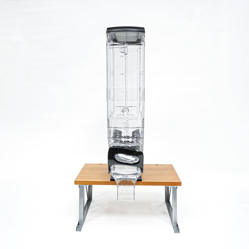 18.7X12.7X8.2" Cereal Dispenser Display Stand Bamboo Tabletop Riser 70 ...