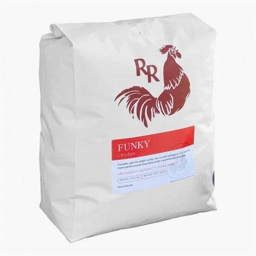 Red Rooster Organic Funky Chicken Whole Bean Coffee 5 lb. WS-110RRFUNK ...