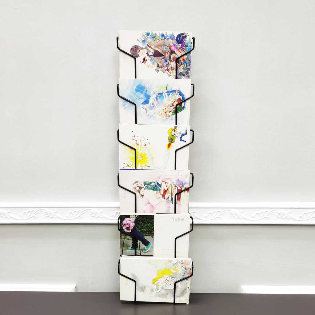 Wall Mount Greeting Card Display Wire Horizontal Landscape 7x5 Cards P ...