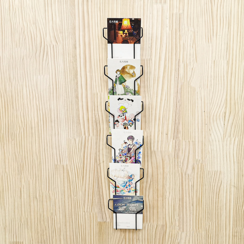 Wall Mount 5X7 Inches 5.8 Max Greeting Card Post Card Display Wire Rac ...