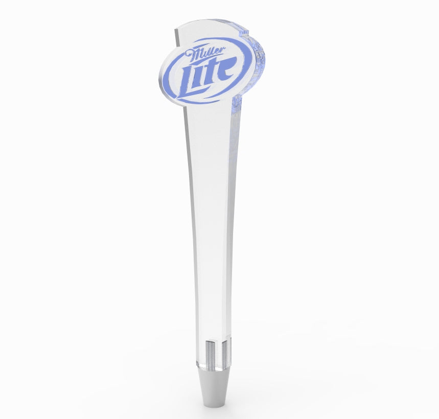 Acrylic_Plexiglass_Lucite_Miller_Lite_Handle_14108 – FixtureDisplays