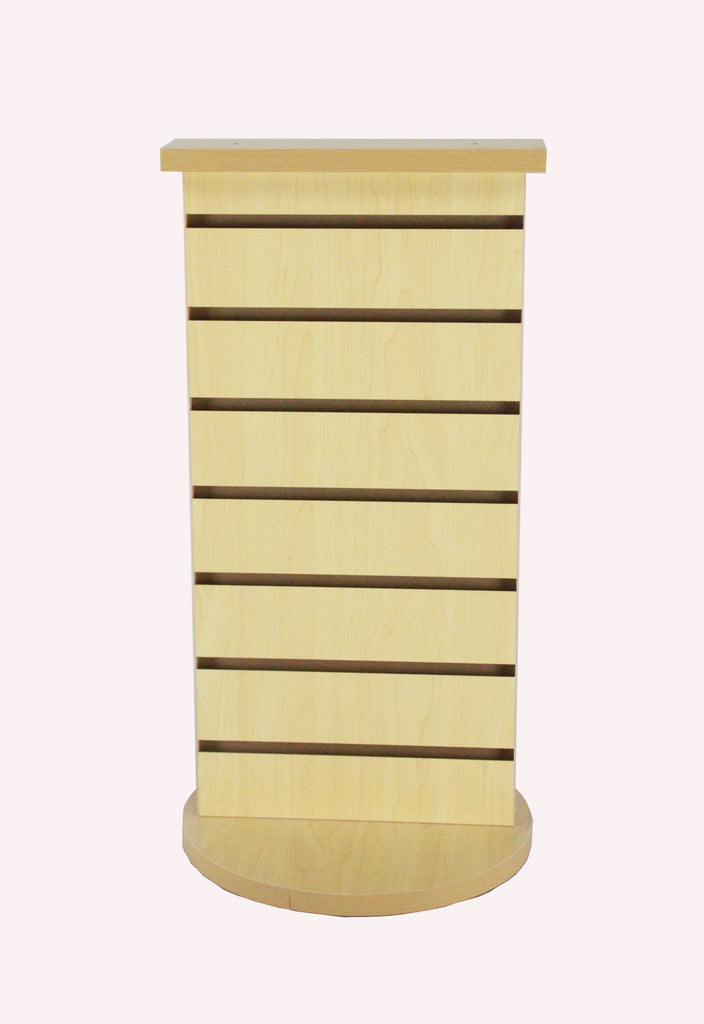 2-Sided_Slatwall_Counter_Spinner_Maple_Display_Rack_Great_for_Gift ...