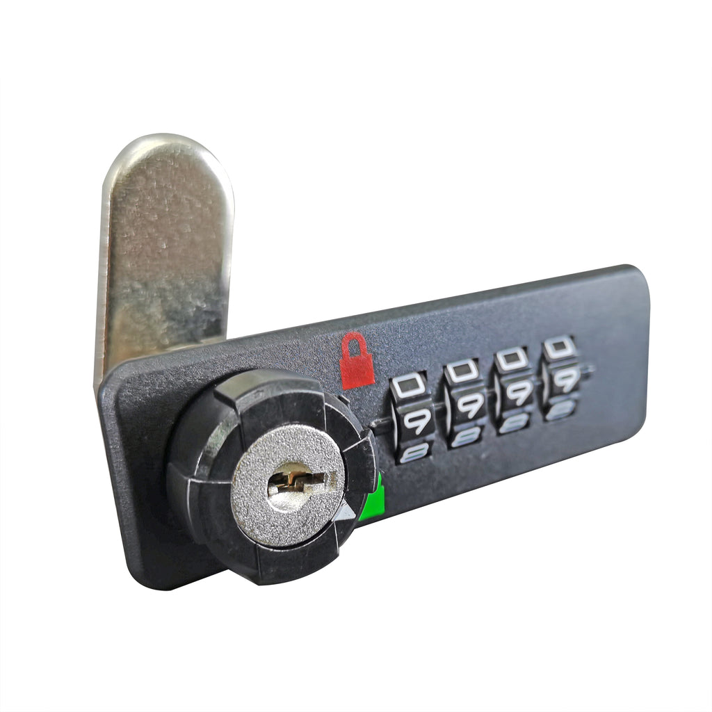 4 Digit Combination Lock, Flush Mount Metal Door Cabinet Cam Lock 1561 ...