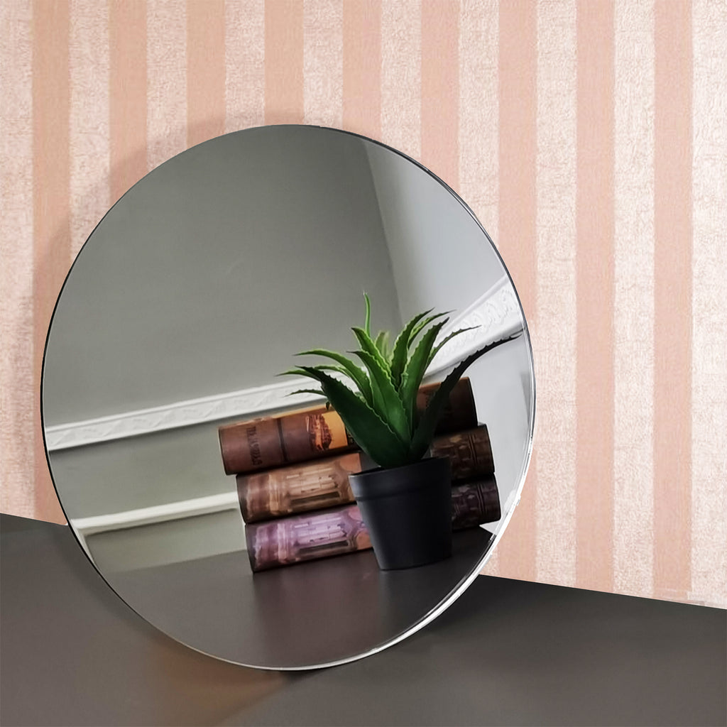 14 inches Round Acrylic Mirror Plastic Shatter Proof Bath Nursery Kids ...