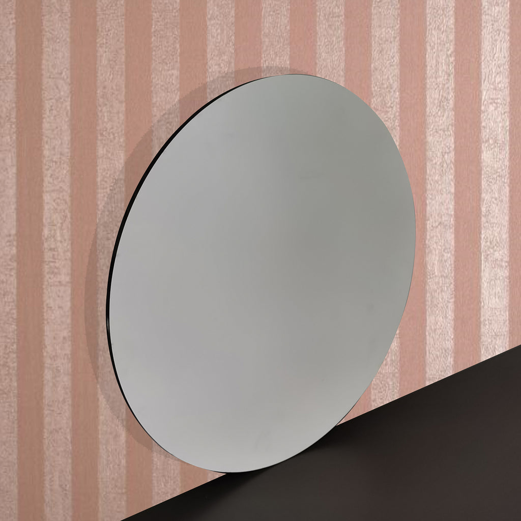 8 inches Round Acrylic Mirror Plastic Shatter Proof Bath Nursery Kids ...