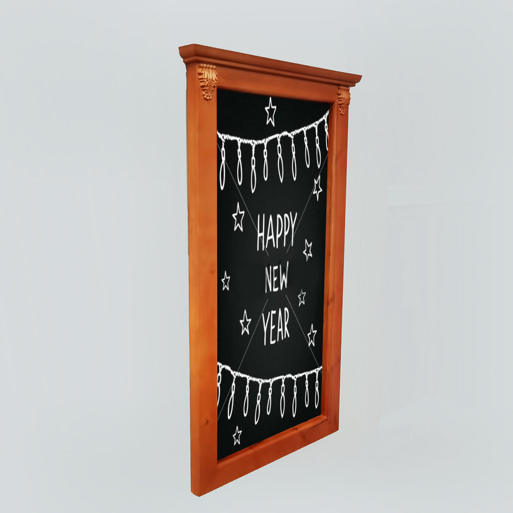 21X37 Horizontal Wood Deluxe Menu Board Black Board Wall Mountedm Prom ...