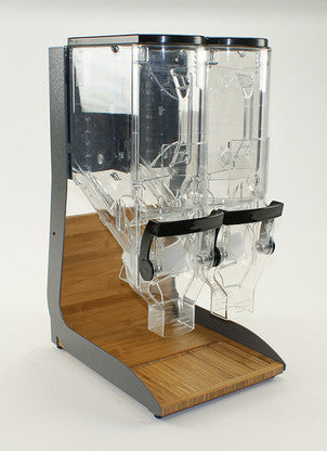 CEREAL/SNACK DISPLAY STAND ONLY FOR (2) 6"X18" (06108TR-MBS) GRAVITY B ...