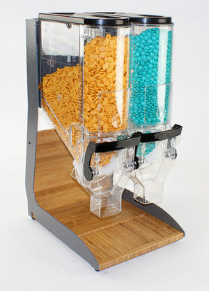 CEREAL/SNACK DISPLAY STAND ONLY FOR (2) 6"X18" (06108TR-MBS) GRAVITY B ...