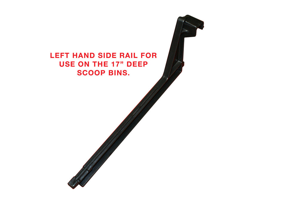 ARM, 17" LEFT HAND SIDE W/RAIL FOR 8" X 17" TRADE FIXTURES SCOOP BINS ...
